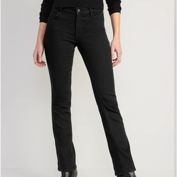 Old Navy | Pants & Jumpsuits | Old Navy Midrise Wow Bootcut Black Jeans ...